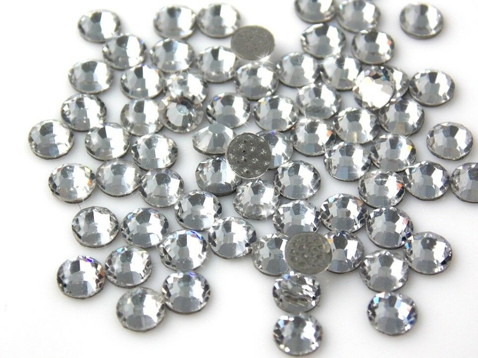 Strass Termoadesivi Preciosa VIVA 12 SS16 4mm – 144 Pezzi Crystal Bian ...