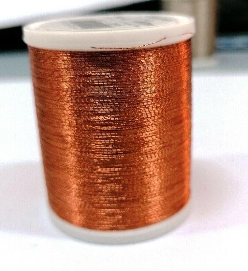 Copper Metallic Thread 1000m Madeira Metallic embroidery thread ...
