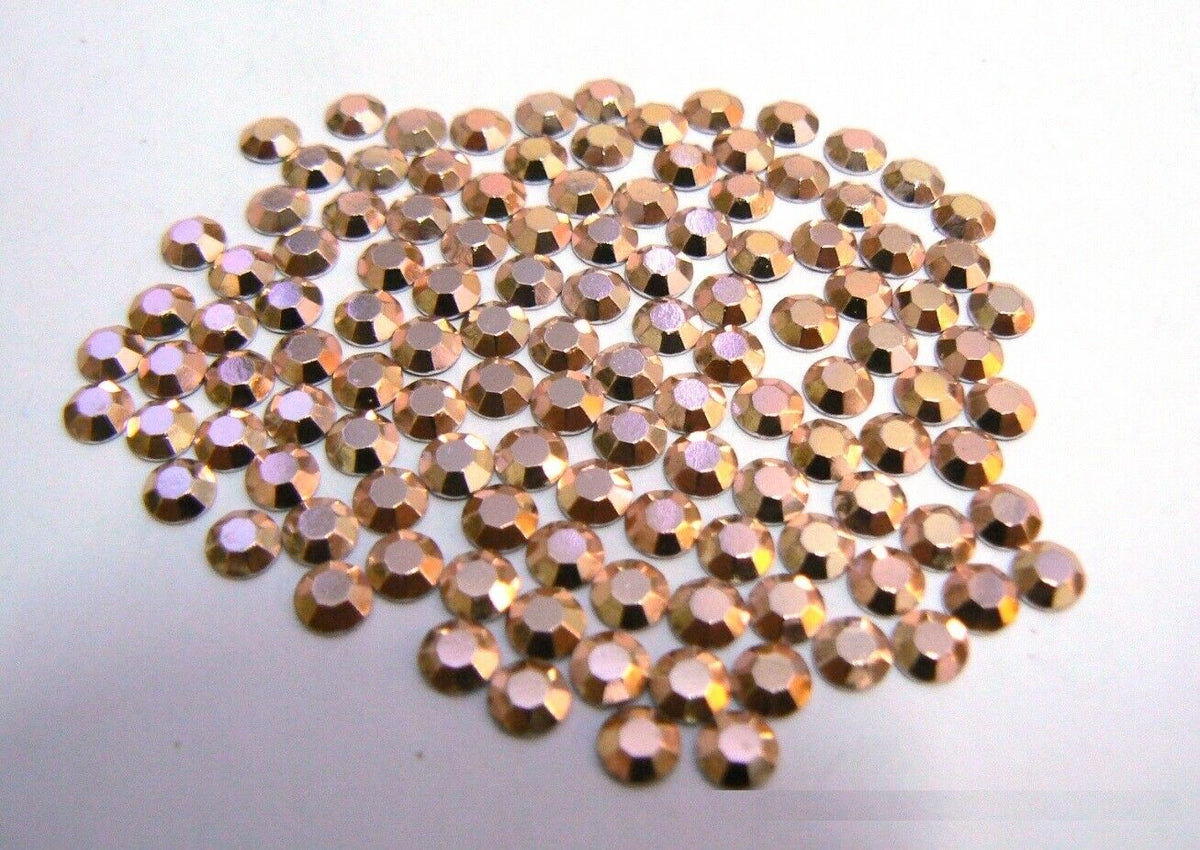 BORCHIE SFACCETTATE 2mm Rame pesca 100pz Termoadesive PrimaQualità sca ...