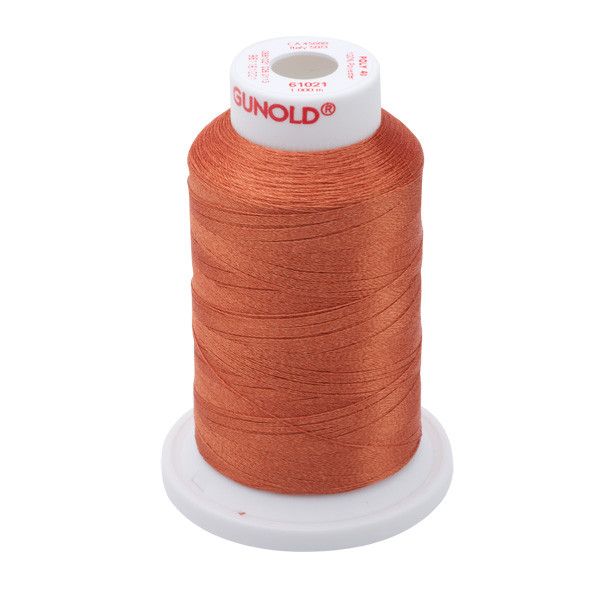 Embroidery thread - rod building - GUNOLD POLY 40 color 61021 brown ...